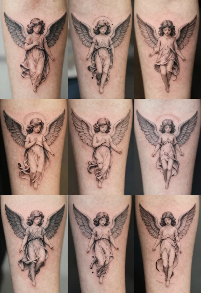 16 Angel Tattoo Design Ideas for Men: Powerful and Symbolic - Shadow ...